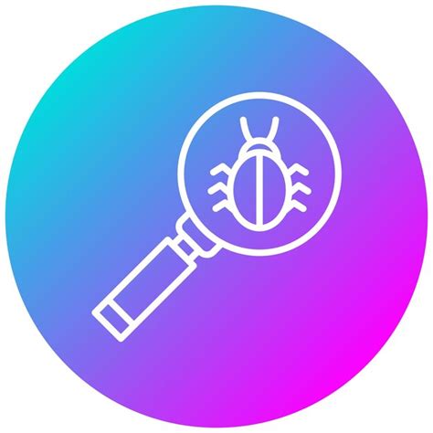 Premium Vector Bug Search Vector Illustration Style