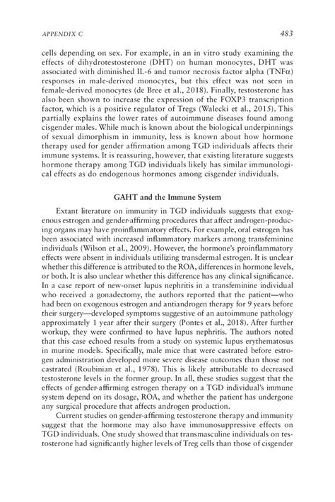 Appendix C Commissioned Paper Physiological Sex Differences And The