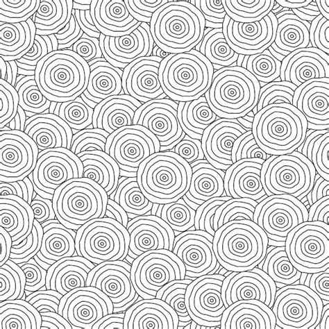 Premium Vector Abstract Monochrome Circles Seamless Pattern
