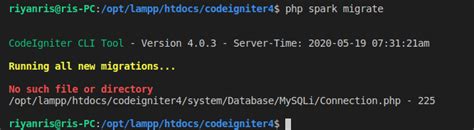 Migrate Codeigniter 4 Codeigniter4systemdatabasemysqli