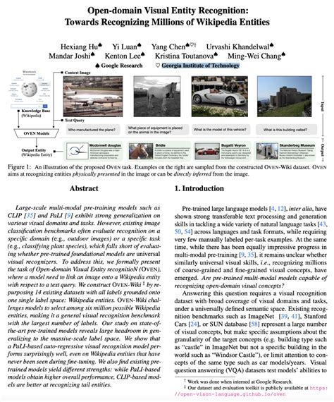 谷歌 开放域视觉实体识别 智源社区