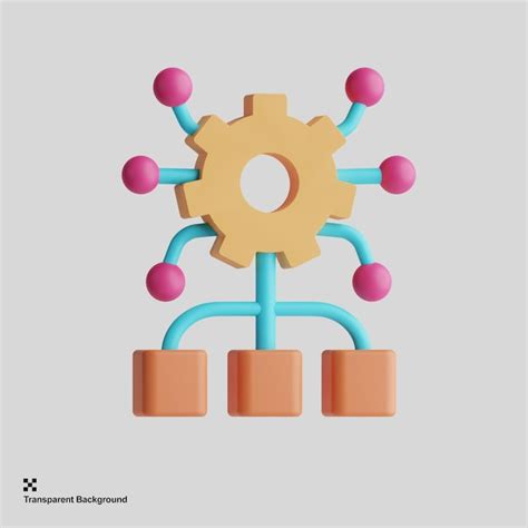 Premium Psd 3d Machine Learning Icon