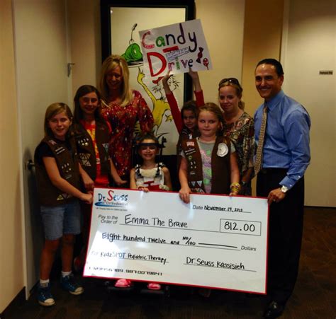 Dr Seuss Orthodontist Girl Scouts Collect 406 Lbs Of Candy To