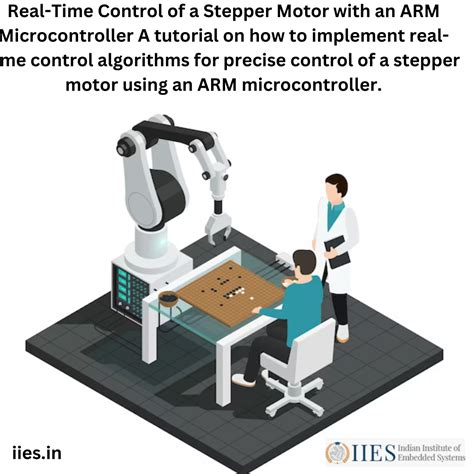 real time control of a stepper motor with an arm microcontroller a tutorial on implementing