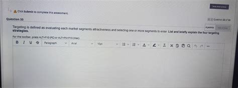 Solved Save And Subm A Click Submit To Complete This
