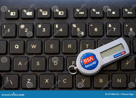 Close Up On A RSA SecurID Token Editorial Image Image Of Information Security 237886165