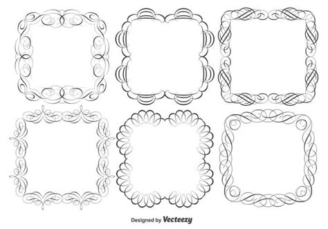장식 프레임 세트 Ai Eps Uidownload