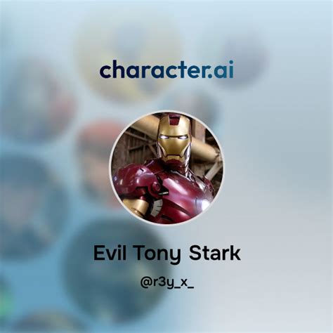 Chat With Evil Tony Stark Characterai Ai Chat Reimaginedyour