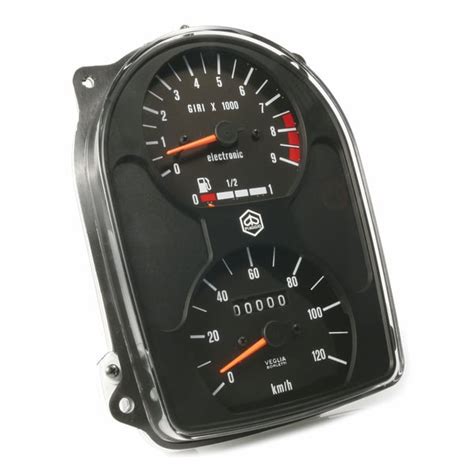Speedometer Piaggio 120kmh Face Black White Numbers Sip Scootershop