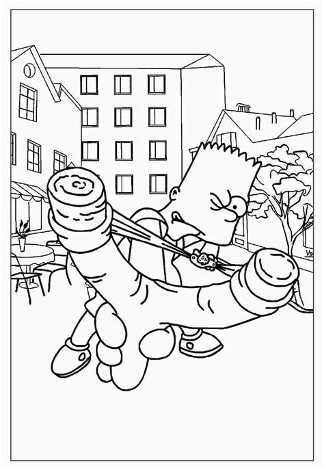 Desenhos Do Bart Simpson Para Colorir Bora Colorir