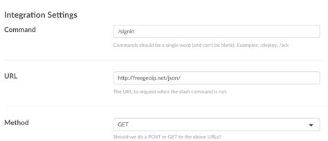 Web Services Output Table In Slack Slash Command Stack Overflow
