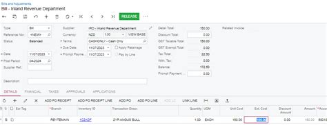Correct Way To Programmatically Add Records To Bill And Adjustment To