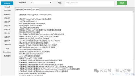【工具分享】一款基于java框架的综合漏洞检测工具 Cn Sec 中文网