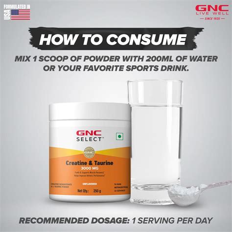 Gnc Select India Gnc Select Creatine And Taurine