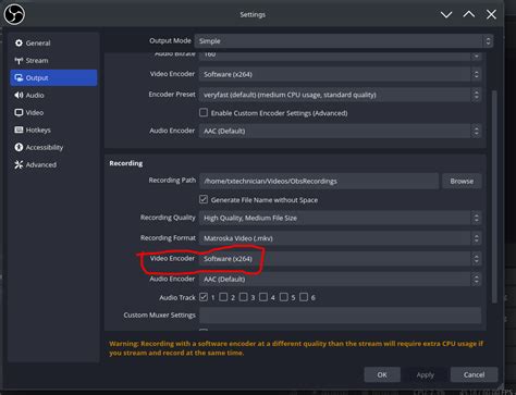 OBS Studio Flatpak Gstreamer Encoder Plugin Fails To Record Stream