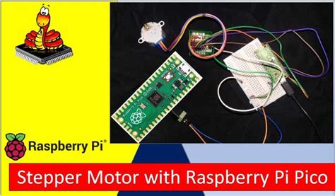 28byj 48 stepper motor with raspberry pi pico using micropython