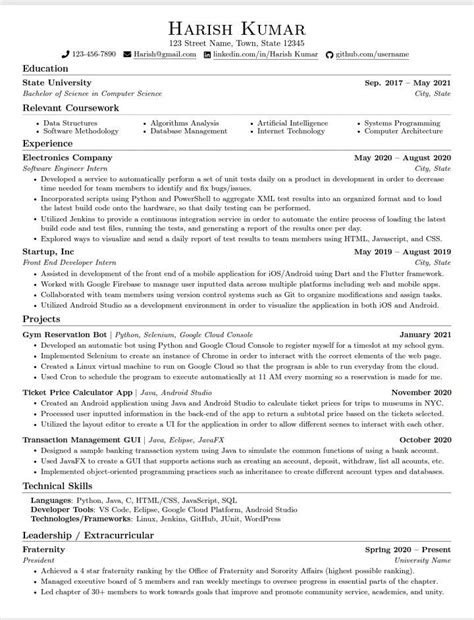 How To Create A Great Resume With Overleaf Harish Kumar Posted On The Topic Linkedin