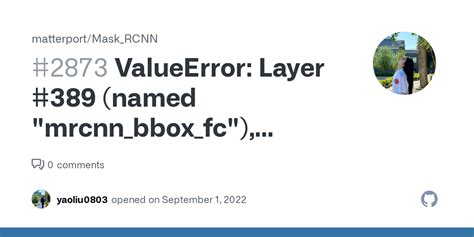 Valueerror Layer Named Mrcnn Bbox Fc Weight Has Shape