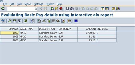 Program To Print Employee Basic Pay Details Using SAP Community