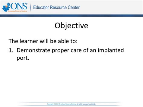 PPT Implanted Ports Procedure For Access And Care PowerPoint Presentation ID 5650362