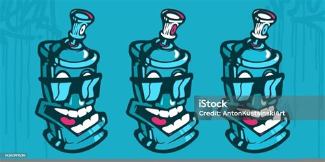 추상 힙합 낙서 스타일 스프레이 캔 벡터 일러스트 레이 션 템플릿 0명에 대한 스톡 벡터 아트 및 기타 이미지 0명 개념 거리 Istock