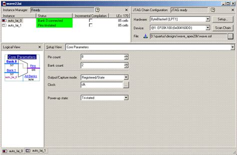 Logic Analyzer Interface Editor Window
