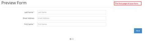 webed user guide adding page breaks for a multi step form