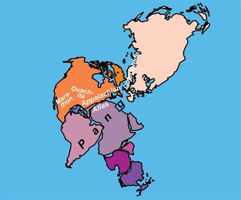Pangaea Fossil Evidence Map At Gwendolyn Samuels Blog