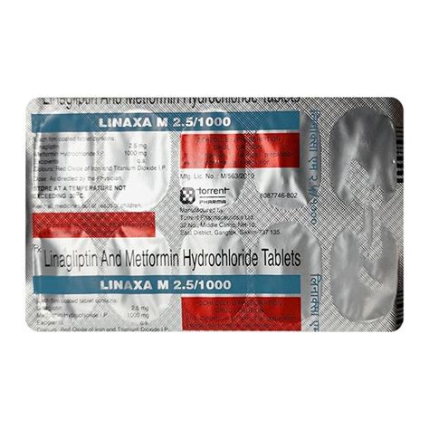 Buy Linaxa M 2 5 1000 Tablet 10s Online Netmeds