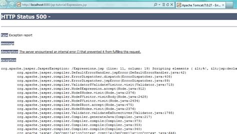 Jsp Scripting Tags Jsp Tutorial By Wideskills