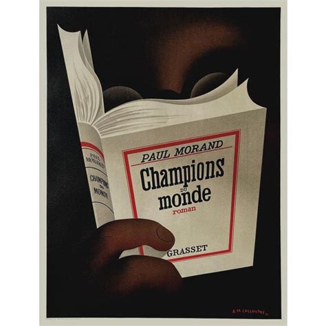 1984 Adolphe Cassandre Champions Du Monde Lithograph Poster Chairish
