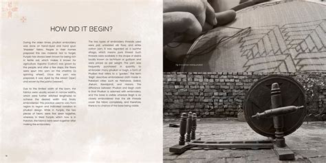 Phulkari Craft Research Document Behance