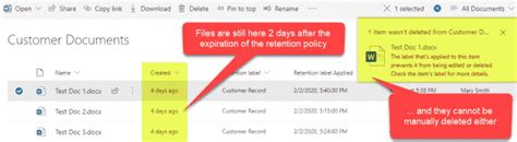 How To Set Up Document Retention Via Retention Labels In Sharepoint And