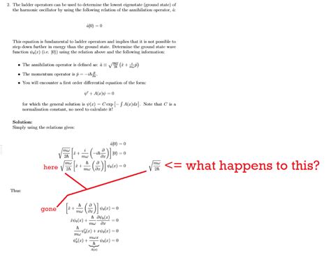Solved 2 The Ladder Operators Can Be Used To Determine The