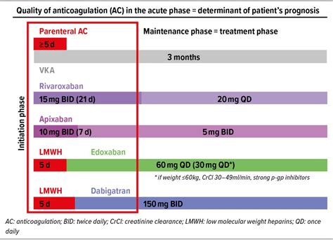Anticoagulation In Acute Pulmonary Embolism Which Drug How Long Kardiologie And Gefäßmedizin