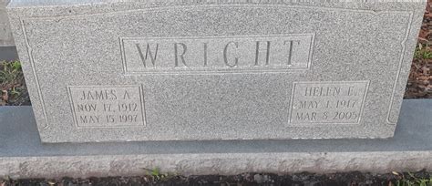 James Arthur Wright 1912 1997 Find A Grave Memorial