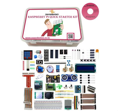 Sunrobotics Raspberry Pi Quick Starter Kit Including Python C Tutorials