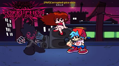 [fnf]corrupted Pico Skin Mod For Friday Night Funkin Fnf Mods