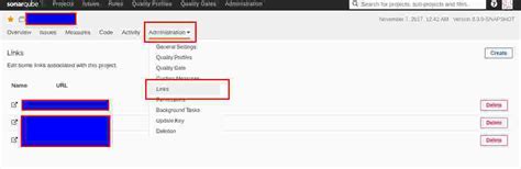 Continuous Integration Sonarqube Links Are Outdated How Do I Update Them Stack Overflow