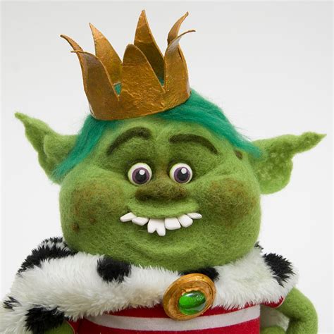 King Gristle Jrcartoon Charactertrollsfelting Toy Interior Doll