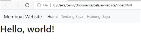 cara membuat website dengan bootstrap 4 untuk pemula lengkap