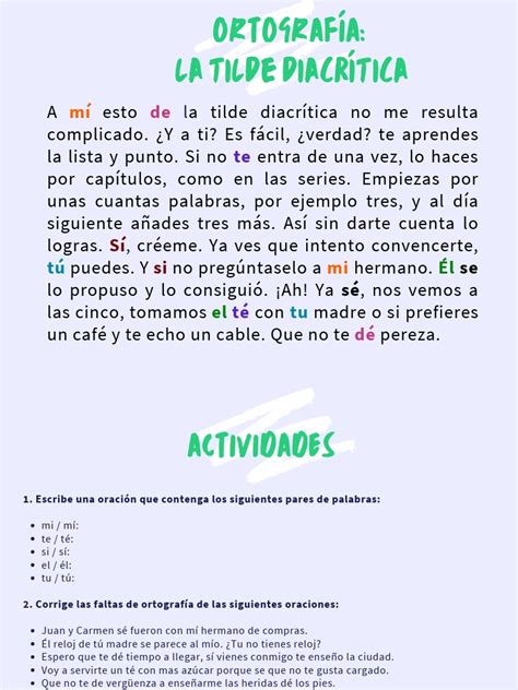 La Tilde Diacrítica Pdf