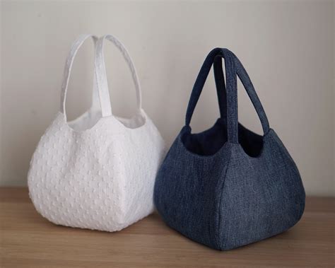 Balloon Bag Sewing Pattern A4 Pattern Puffy Handbag Etsy