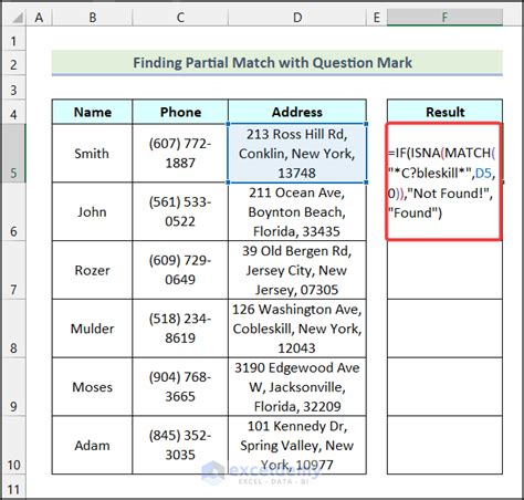 How To Use The If Function To Find A Partial Match In Excel 6 Methods
