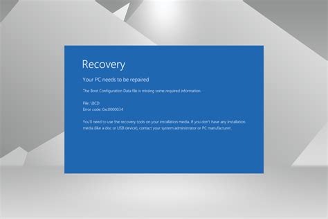 Boot Configuration Data Is Missing How To Rebuild It