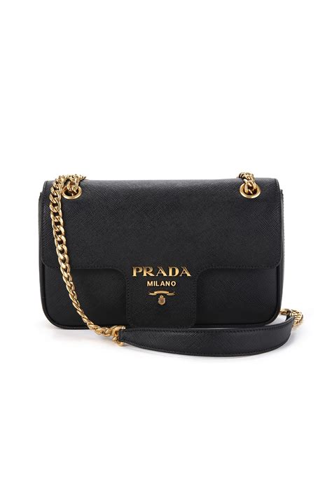 프라다 1bd193 2b1n F0002 사피아노 플랩 체인 숄더백prada