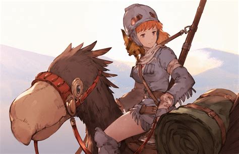 Nausicaa And Teto Kaze No Tani No Nausicaa Drawn By Taroji Danbooru