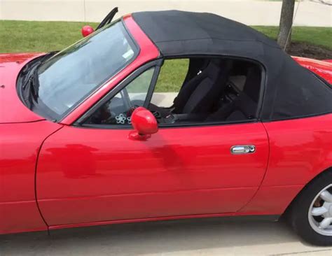 1991 Red Mazda Mx5 Miata Convertible Ac Soft Top Serviced And Ready