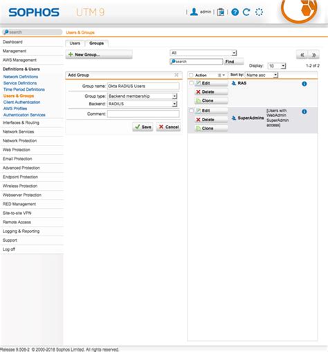 Sophos Utm Multi Factor Authentication Mfa 2fa