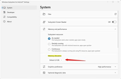 Optimize WSA Memory Allocation In Windows 11 Geek Rewind